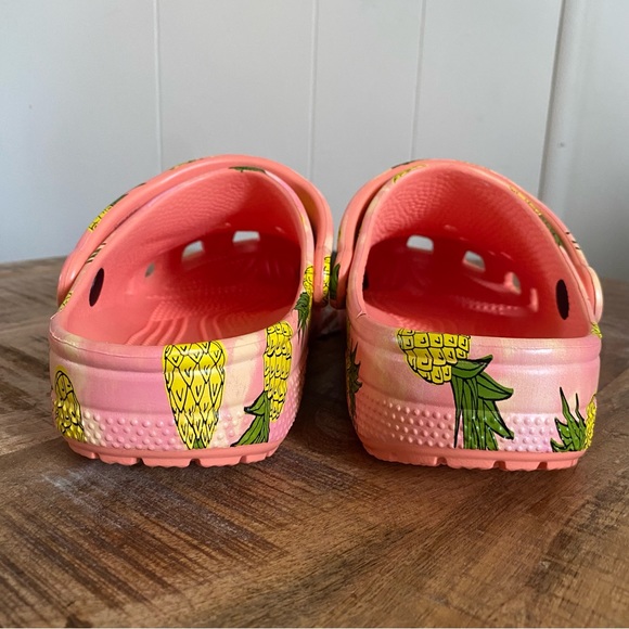 CROCS | Shoes | Crocs Classic Retro Resort Clog Pineapple Papaya Pink ...